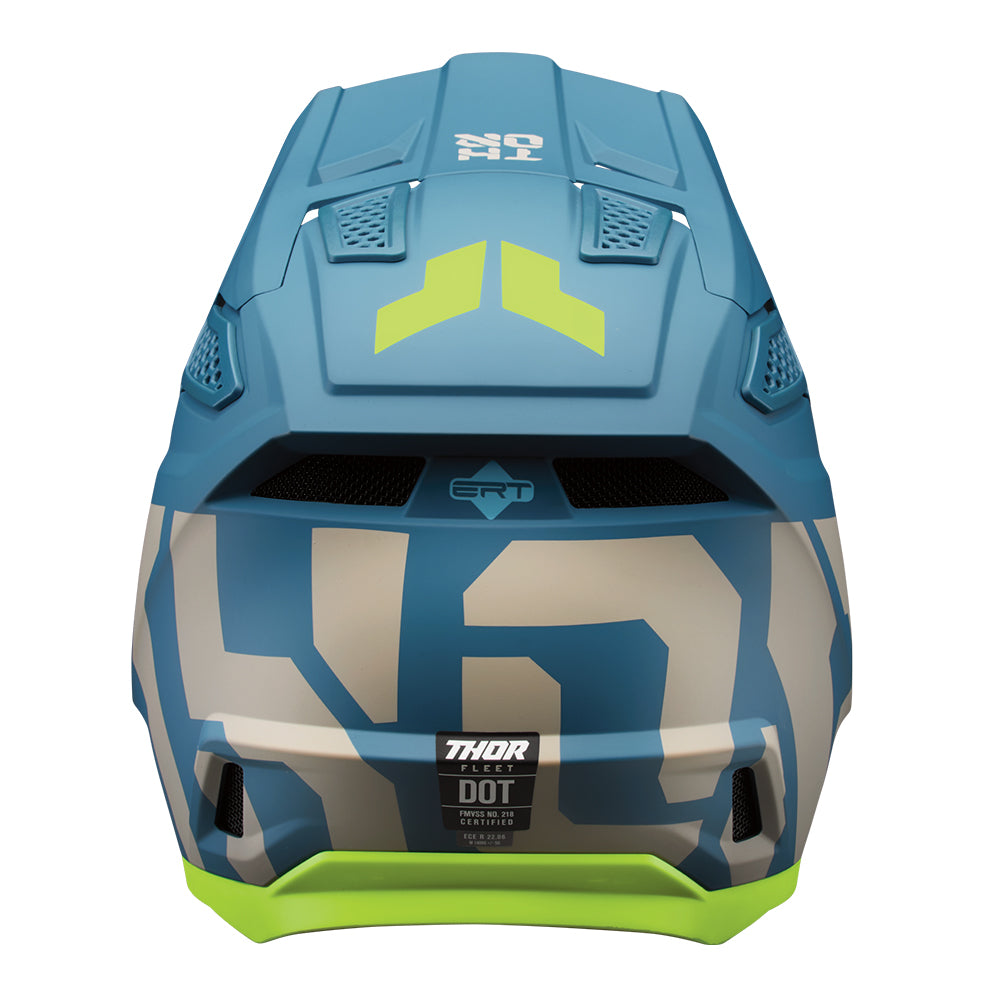 THOR HELMET FLEET FORGE BLUE – CMG Motorcycles