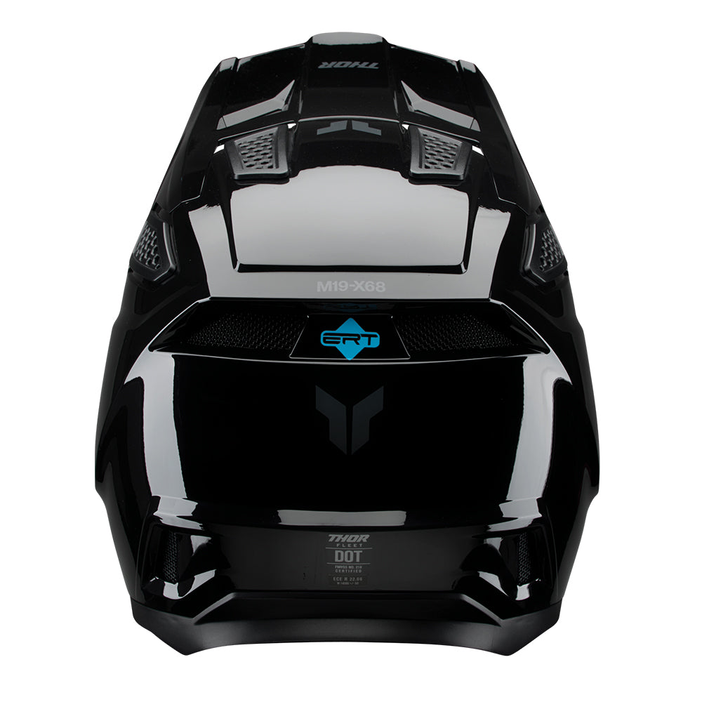 THOR HELMET FLEET GLOSS BLACK – CMG Motorcycles