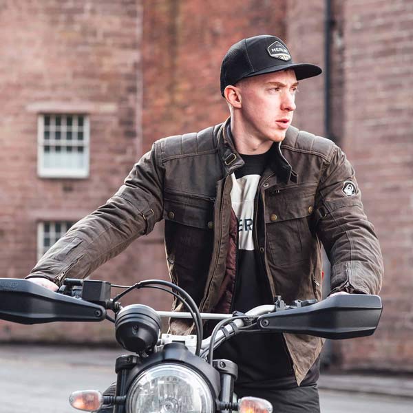 Merlin Barton II Traditional Wax Jacket Brown – CMG Motorcycles
