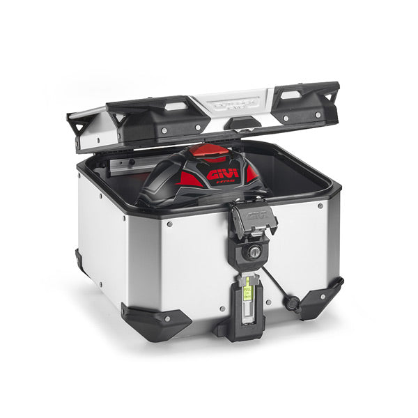 Givi Trekker Outback Evo Smart 42 lt Top Box Anodized – CMG Motorcycles