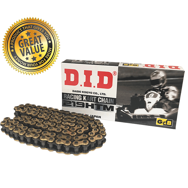 DID 219HTM G&B Go-Kart Race Chains – CMG Motorcycles