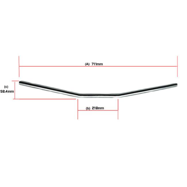 Cruiser/Drag Bar - Flat Handlebars – CMG Motorcycles