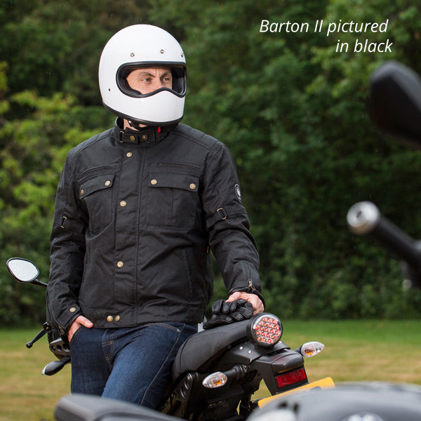 Merlin Barton II Traditional Wax Jacket Black – CMG Motorcycles